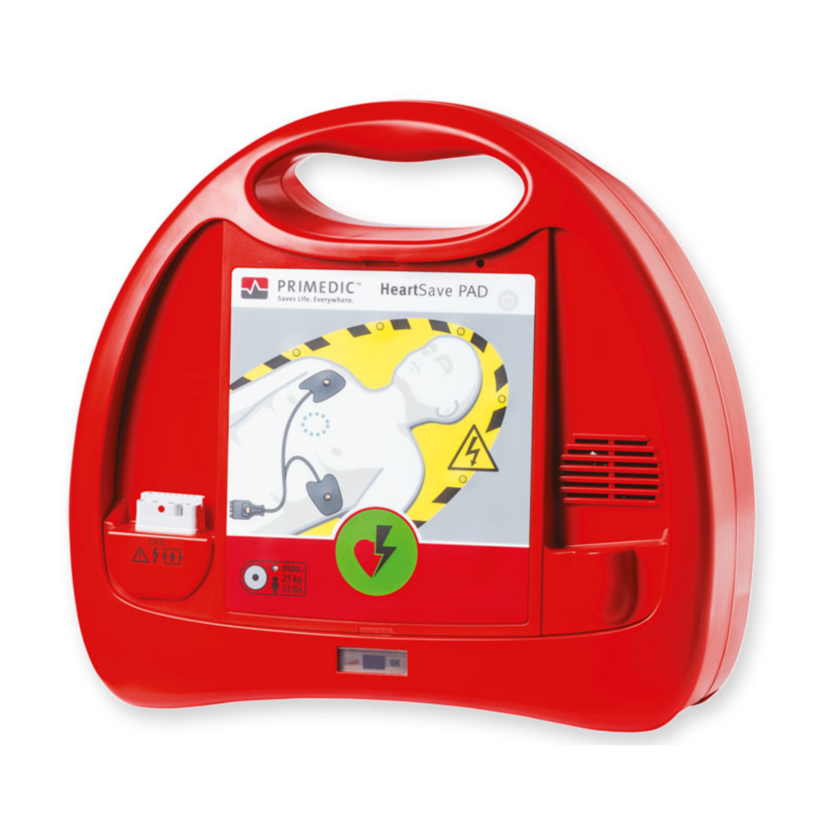 Primedic Heartsave PAD Defibrillaattori – Brove